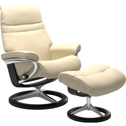 Relaxsessel stressless "Sunrise", beige (vanilla paloma), B:79cm H:103cm T:73cm, Leder BATICK: BATICK ist ein leicht korrigiertes, durchgef&auml;rbtes und genarbtes M&ouml;belleder, bei dem die meisten Unebenheiten und Spuren in der Regel entfernt wurden.;Leder PALOMA: PALOMA ist ein durchgef&auml;rbtes Semianilin-M&ouml;belleder mit nat&uuml;rlicher Narbung.;ROHLEDER Stoff Q2 FARON: Ein fester zuverl&auml;ssiger Boucl&eacute; mit ei