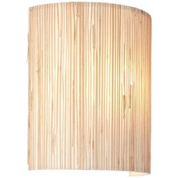 Brilliant Wandleuchte "Wimea", beige (natur), 1, H: 23,5cm, 1 Stk., Leuchten, natur, Wandleuchte