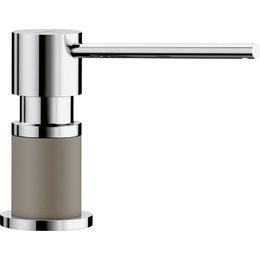 Sp&uuml;lmittelspender Blanco "LATO", braun, Messing, Dosierspender, tartufo/chrom