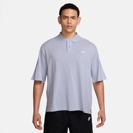 Langarmshirt Nike Sportswear "M NK CLUB SS POLO COLLECTION", Herren, Gr. XL, ghost, ghost, wei&szlig;, Obermaterial: 100% Baumwolle, Shirts Langarmshirt