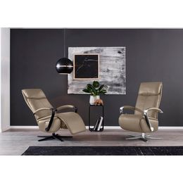 Relaxsessel W.Schillig "rumbaa", braun (stone z59), B:68cm H:113cm T:83cm, Longlife Xtra-Leder Z59: Glattleder mit modischer Pr&auml;gung. Hautst&auml;rke 0, 9 - 1, 1 mm, Sessel, Relaxsessel, wahlweise mit Doppelmotor, in Gr&ouml;&szlig;en S, M & L, mit 5-Sternfu&szlig;