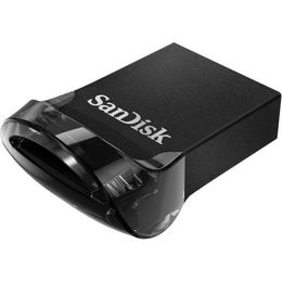 Sandisk USB-Stick "Ultra Fit USB 3.1 256GB", schwarz, 256GB GB, USB-Sticks