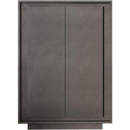 Highboard Home Affaire "Sky, B/H 106/171 cm, Stauraumschrank/Hochkommode, 2 T&uuml;ren", lava, B:106cm H:171cm T:40cm, Holzwerkstoff, Sideboards, Highboard, Softclosing, Korpus & Front 22 mm stark, Rahmen-Optik