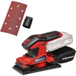 Schwingschleifer Einhell "Akku-Schwingschleifer TC-OS 18/187 Li Solo", rot, schwarz, B:16,1cm H:11,1cm L:22,5cm, Schleifmaschinen, ohne Akku und Ladeger&auml;t