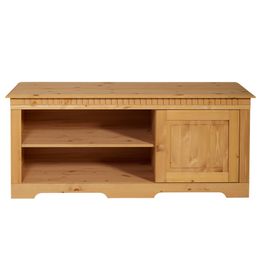 Lowboard OTTO HOME "Lisa", beige (natur gebeizt, gewachst), B:130cm H:55cm T:43cm, Sideboards, Lowboard, Kommode, Breite 130 cm, Belastbarkeit bis 75 kg