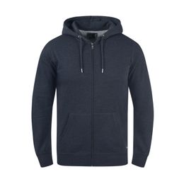 !Solid Kapuzensweatjacke SOLID "Kapuzensweatjacke SDBertiZip", Herren, Gr. M, blau (ins bl mel), Obermaterial: 70% Baumwolle CO. 30% Polyester PES., Sweatjacken