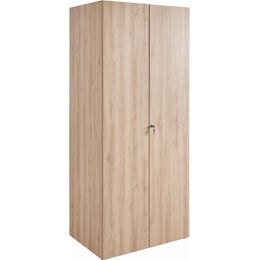 Kleiderschrank wimex "Multiraumkonzept", beige (struktureichfarben hell), B:80cm H:185cm T:54cm, Schr&auml;nke, Kleiderschrank, abschlie&szlig;bar