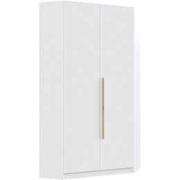 Eckschrank wimex "Marburg", wei&szlig;, B:95cm H:199cm T:95cm, Holzwerkstoff, Schr&auml;nke, Eckschrank