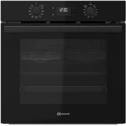 Bauknecht Einbaubackofen "BBA285PU1ZK", Energieeffizienz: A+ (A+++-D), schwarz, B:56cm H:60cm T:55,5cm, Back&ouml;fen, Easy Grill - einfaches Grillen im Backofen, Pizzafunktion, Einbaubackofen