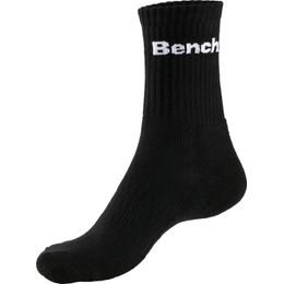 Bench Damen Tennissocken 2x schwarz, 2x wei&szlig;, 2x grau-meliert, Gr&ouml;&szlig;e 39/42