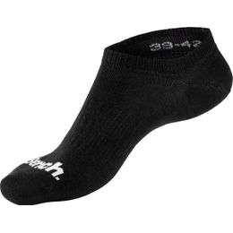 Bench Damen Sportsocken 2x schwarz, 2x wei&szlig;, 2x grau-meliert, Gr&ouml;&szlig;e 35/38
