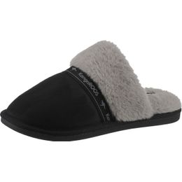 Kangaroos Damen Hausschuh schwarz, Gr&ouml;&szlig;e 36