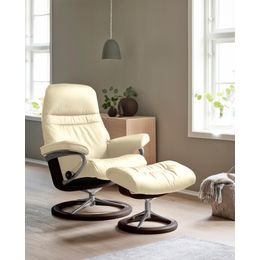 Relaxsessel stressless "Sunrise", beige (vanilla paloma), B:79cm H:103cm T:73cm, Leder BATICK: BATICK ist ein leicht korrigiertes, durchgef&auml;rbtes und genarbtes M&ouml;belleder, bei dem die meisten Unebenheiten und Spuren in der Regel entfernt wurden.;Leder PALOMA: PALOMA ist ein durchgef&auml;rbtes Semianilin-M&ouml;belleder mit nat&uuml;rlicher Narbung.;ROHLEDER Stoff Q2 FARON: Ein fester zuverl&auml;ssiger Boucl&eacute; mit ei