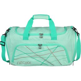 Sporttasche neoxx "Move", Kinder, Gr. B/H/T: 43cm x 26cm x 24cm, gr&uuml;n (mint to be), Polyester, Taschen Sporttasche, teilweise aus recyceltem Material