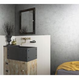 Vliestapete marburg "Concrete", grau (grau, wei&szlig;), B:0,53m L:10,05m, Vlies, Tapeten, moderne Tapete f&uuml;r Wohnzimmer Schlafzimmer K&uuml;che