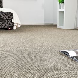 Teppichboden ANDIAMO "Patras, Strukturschlinge, Gesamth&ouml;he 8,5 mm, Luxusklasse LC2", beige (sand), B:400cm L:600cm, Kunstfaser, Teppiche, Breite 400 cm oder 500 cm, H&ouml;he 8,5 mm, strapazierf&auml;hig & robust