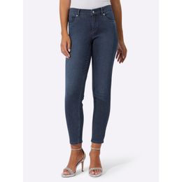 WITT Damen 7/8-Jeans, blue-stone-washed, Gr&ouml;&szlig;e 38