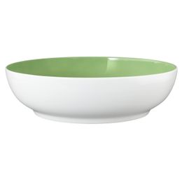Sch&uuml;ssel Seltmann Weiden "Liberty - Meadow Grasses green", gr&uuml;n (wei&szlig;, gr&uuml;n), B:25,4cm H:6,8cm L:25,4cm T:25,4cm &Oslash;:25,4cm, Porzellan, Sch&uuml;sseln, Sch&uuml;ssel, Foodbowl 25 cm