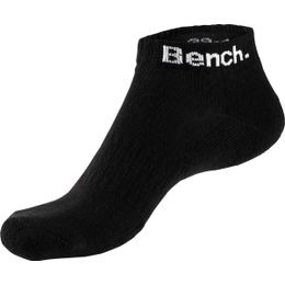 Bench Damen Sportsocken 6x schwarz, Gr&ouml;&szlig;e 35/38