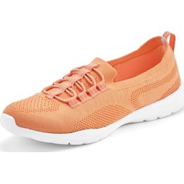 Lascana Damen Sneaker hellorange, Gr&ouml;&szlig;e 35