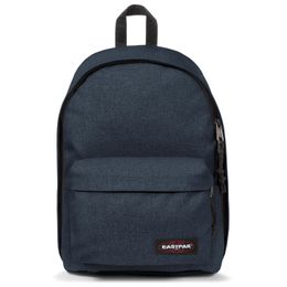 Freizeitrucksack Eastpak "OUT OF OFFICE", Gr. B/H/T: 29,5cm x 44cm x 22cm, jeansblau, Textil, Rucks&auml;cke Freizeitrucksack, Unisex Schulrucksack, Businessrucksack mit Logo-Aufn&auml;her