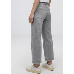 Loose-fit-Jeans Street One, Damen, Gr. 28, L&auml;nge 26, light grau wash, Jeans, 63% Baumwolle, 25% Polyester, 10% Viskose, 2% Elasthan, unifarben, normal, Jeans, im Denim-Style