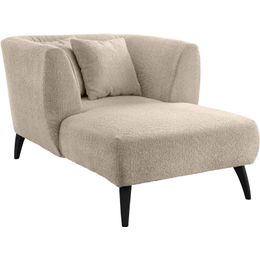 Relaxsessel Home Affaire "Lazio modern und bequem, schmale Armlehnen, tolle Detailverarbeitung", beige, B:108cm H:84cm T:155cm, 100% Polyester, Sessel, Relaxsessel