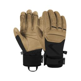 Skihandschuhe Reusch "Pro RC", Damen, Gr. 10.5, bunt (schwarz), 60% Ziegenleder, 40% Polyester, mehrfarbig, Handschuhe, in sportlichem Design