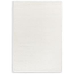 Sch&ouml;ner Wohnen Kollektion Teppich "Pure 190" Gr. 4, beige (creme), B:160cm H:21mm L:230cm, Kunstfaser, SCH&Ouml;NER WOHNEN-KOLLEKTION, Teppiche, Teppich, Wohnzimmer, Schlafzimmer, uni, leichter Glanz, robuster Kurzflor