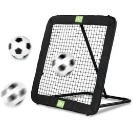 Rebounder EXIT "Kickback L", schwarz, Ballw&auml;nde, Kinder, B/H/T: 124cm x 124cm Gewicht: 16 kg, BxH: 124x124 cm, inkl. 2 Erdanker, ab 3 Jahren, B:124cm H:124cm
