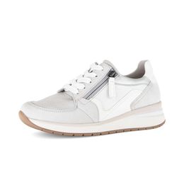Sneaker Gabor "Sneaker low", Damen, Gr. 37,5, grau (multicolour), Schuhe Sneaker