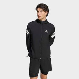 Laufjacke adidas Performance "ADI365 3S JKT M", Herren, Gr. XL, schwarz, Obermaterial: 100% Polyester, Jacken