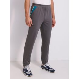 Schlupfhose CLASSIC, Herren, Gr. 48/50, Normalgr&ouml;&szlig;en, grau (anthrazit), 100% Baumwolle, gemustert, mehrfarbig, unifarben, Hosen Schlupfhose