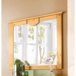 Spiegel OTTO HOME "Klera", braun (kiefer hell), B:81cm H:81cm T:5cm, Glas, Spiegel, Breite 81 cm, aus massiver Kiefer, FSC-zertifiziert