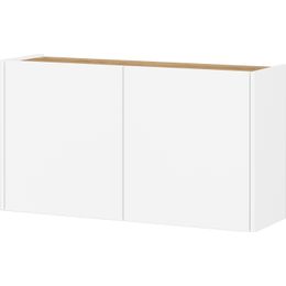 Schuhschrank Germania "GW-Libbiano", wei&szlig;, navarra, eiche, nachbildung, B:93cm H:52cm T:29cm, Holzwerkstoff, Schr&auml;nke, Schuhschrank