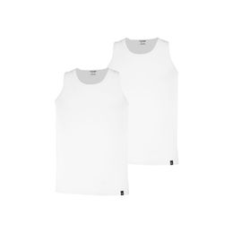Unterhemd Puma "Unterhemd Tank Top 2P 2er Pack", Herren, Gr. L, N-Gr, wei&szlig;, Obermaterial: 100% Baumwolle CO., Unterhemden Unterhemd