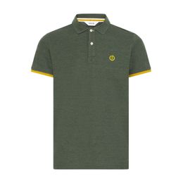 !Solid Poloshirt SOLID "Poloshirt SDBenjaminPolo", Herren, Gr. M, gr&uuml;n (climb mel), Obermaterial: 60% Baumwolle CO. 40% Polyester PES., Shirts