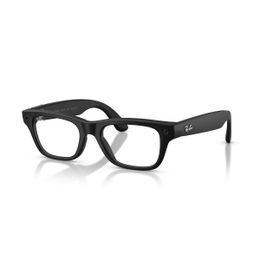 Ray-Ban Meta RW7001 BLAYZER OPTICS large | Unisex Smarte Brille | Fassung: Eckig, Kunststoff, Schwarz Matt | Glasfarbe: