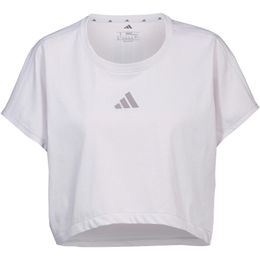 Adidas PWR Croptop Damen - Gr&ouml;&szlig;e M - beige