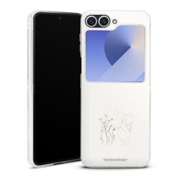 DeinDesign Galaxy Z Flip 6 Handy Hard Case Schutzh&uuml;lle transparent Smartphone Handy H&uuml;lle Disney Winnie The Pooh Bee Hard Case