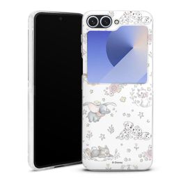 DeinDesign Galaxy Z Flip 6 Handy Hard Case Schutzh&uuml;lle transparent Smartphone Handy H&uuml;lle Bambi Disney Dumbo Hard Case