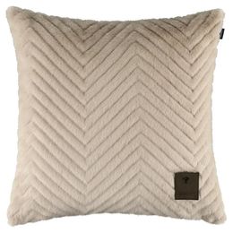 JOOP! Kissenbezug J-Elegant, Creme, Natur, Beige, Textil, Uni, 45x45 cm, hochwertige Qualit&auml;t, Wohntextilien, Bez&uuml;ge, Kissenbez&uuml;ge