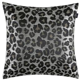JOOP! Kissenbezug J!Leo, Grau, Schwarz, Silber, Beige, Textil, Animalprint, 40x40 cm, hochwertige Qualit&auml;t, Wohntextilien, Bez&uuml;ge, Kissenbez&uuml;ge