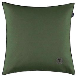 JOOP! Kissenbezug J!Essential, Gr&uuml;n, Olivgr&uuml;n, Textil, Uni, 40x40 cm, hochwertige Qualit&auml;t, Wohntextilien, Bez&uuml;ge, Kissenbez&uuml;ge