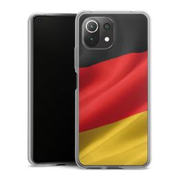 DeinDesign Xiaomi Mi 11 Lite 5G NE Handy Silikon H&uuml;lle Case transparent Handyh&uuml;lle Flags Flag Germany Silikon Case