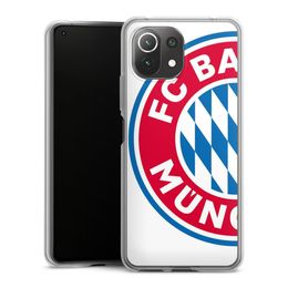 DeinDesign Xiaomi Mi 11 Lite 5G NE Handy Silikon H&uuml;lle Case transparent Handyh&uuml;lle Logo Fcb Fc Bayern M&uuml;nchen Silikon Case