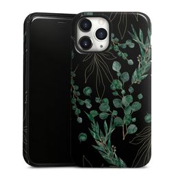 DeinDesign iPhone 11 Pro Handy Panzer Handyh&uuml;lle robuste Outdoor H&uuml;lle Schutzh&uuml;lle gl&auml;nzend Eukalyptus Leaves Nature Tough Case