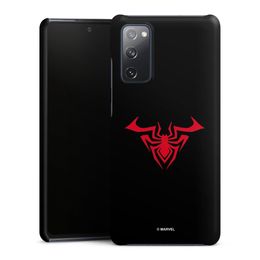 DeinDesign Galaxy S20 FE 5G Handy Premium Case Smartphone Handyh&uuml;lle Schutzh&uuml;lle matt Marvel Logo Spiderman Premium Case