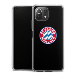 DeinDesign Xiaomi Mi 11 Lite 5G NE Handy Silikon H&uuml;lle Case transparent Handyh&uuml;lle Official Licensed Product Fc Bayern M&uuml;nchen Logo Silikon Case