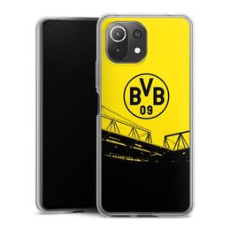 DeinDesign Xiaomi Mi 11 Lite 5G NE Handy Silikon H&uuml;lle Case transparent Handyh&uuml;lle Bvb Borussia Dortmund Merchandise Silikon Case